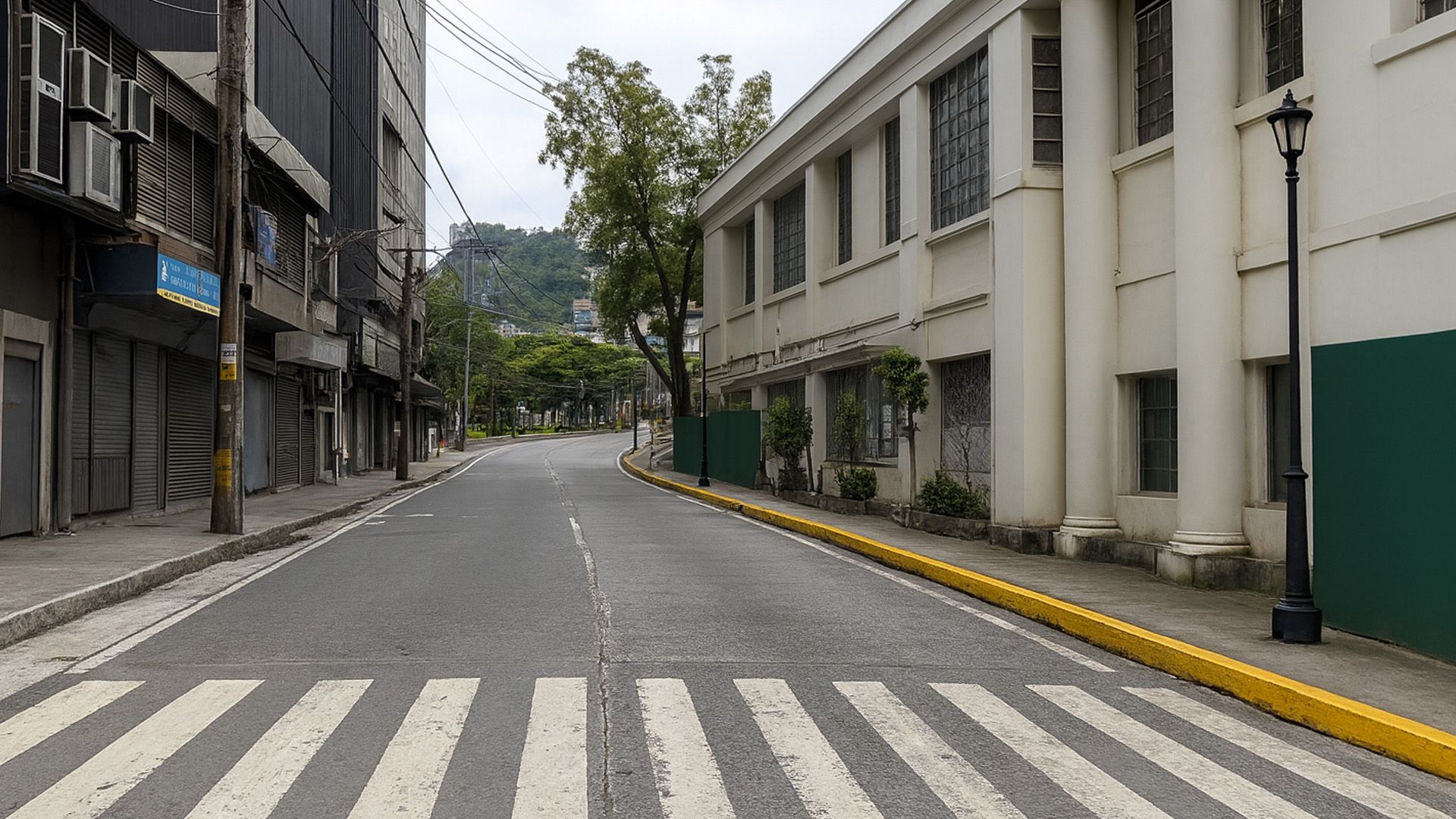 Dagtafereel op Session Road, Baguio City
