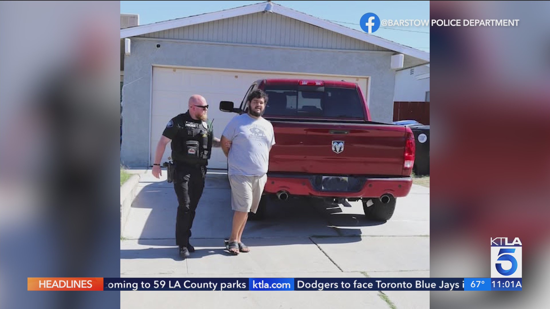Father arrested weeks after son, 2, drowns in Southern California flood