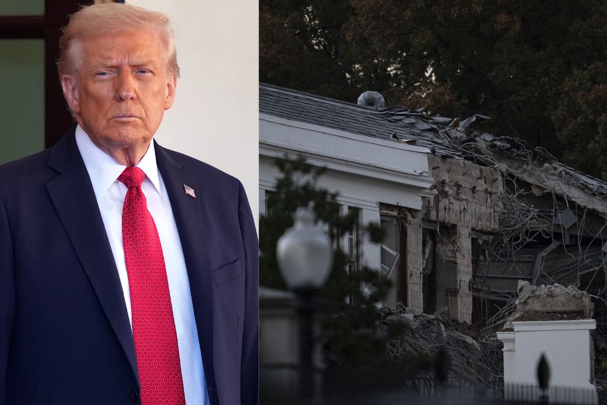 Demolition Begins for President Trump's White House Ballroom