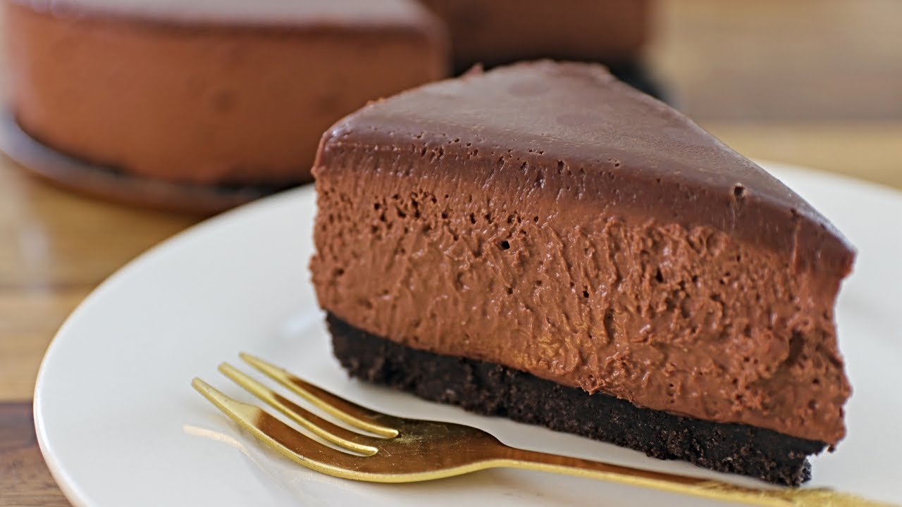 Chocolate Cheesecake Recipe - No Gelatin & No Bake