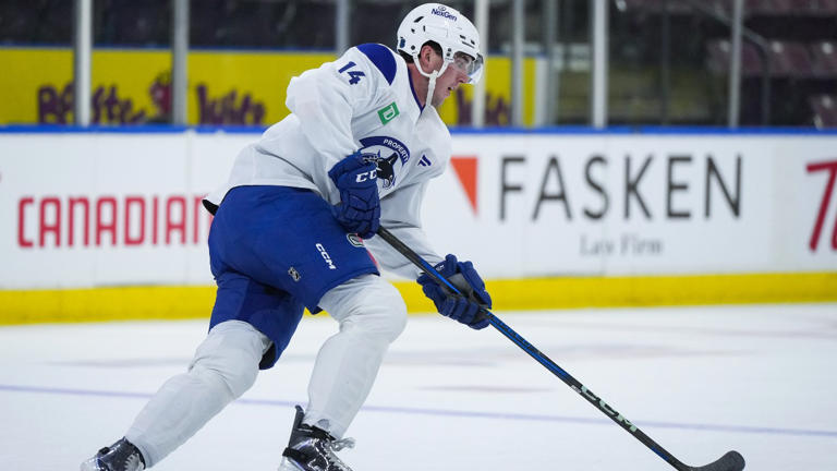 Joseph LaBate makes long journey back to Canucks’ lineup