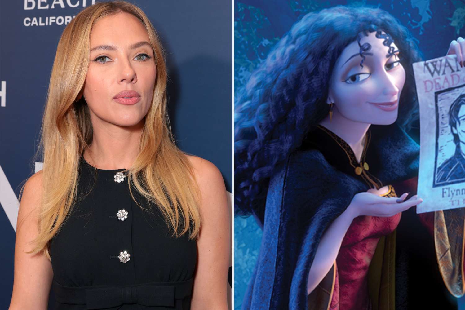 Scarlett Johansson Teases Role in Disney’s Live-Action “Tangled ...