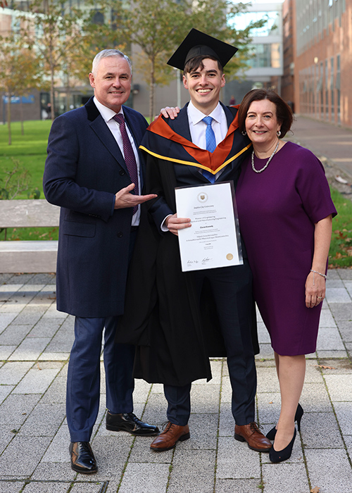 RTÉ's Ray Kennedy is proud as punch as his son graduates from college