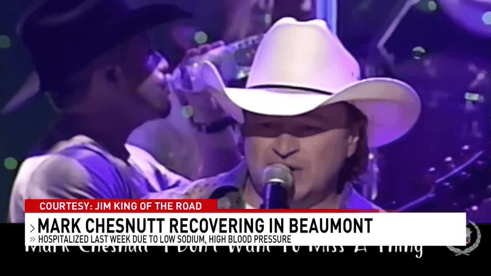 Country star Mark Chesnutt returns home after health scare