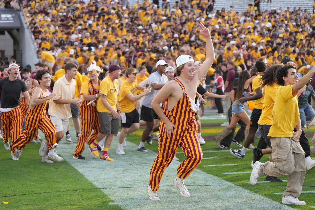 Big 12 fines No. 24 Arizona State $50,000 for field storming against No ...