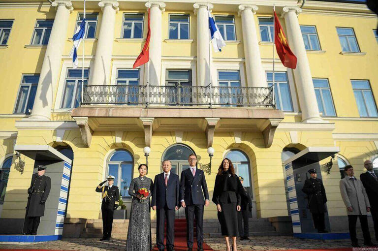 Lễ đón Tổng Bí thư Tô Lâm và Phu nhân thăm chính thức Phần Lan