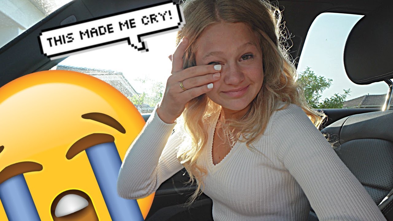 Showing my little sister the song I wrote her. *Cute reaction*