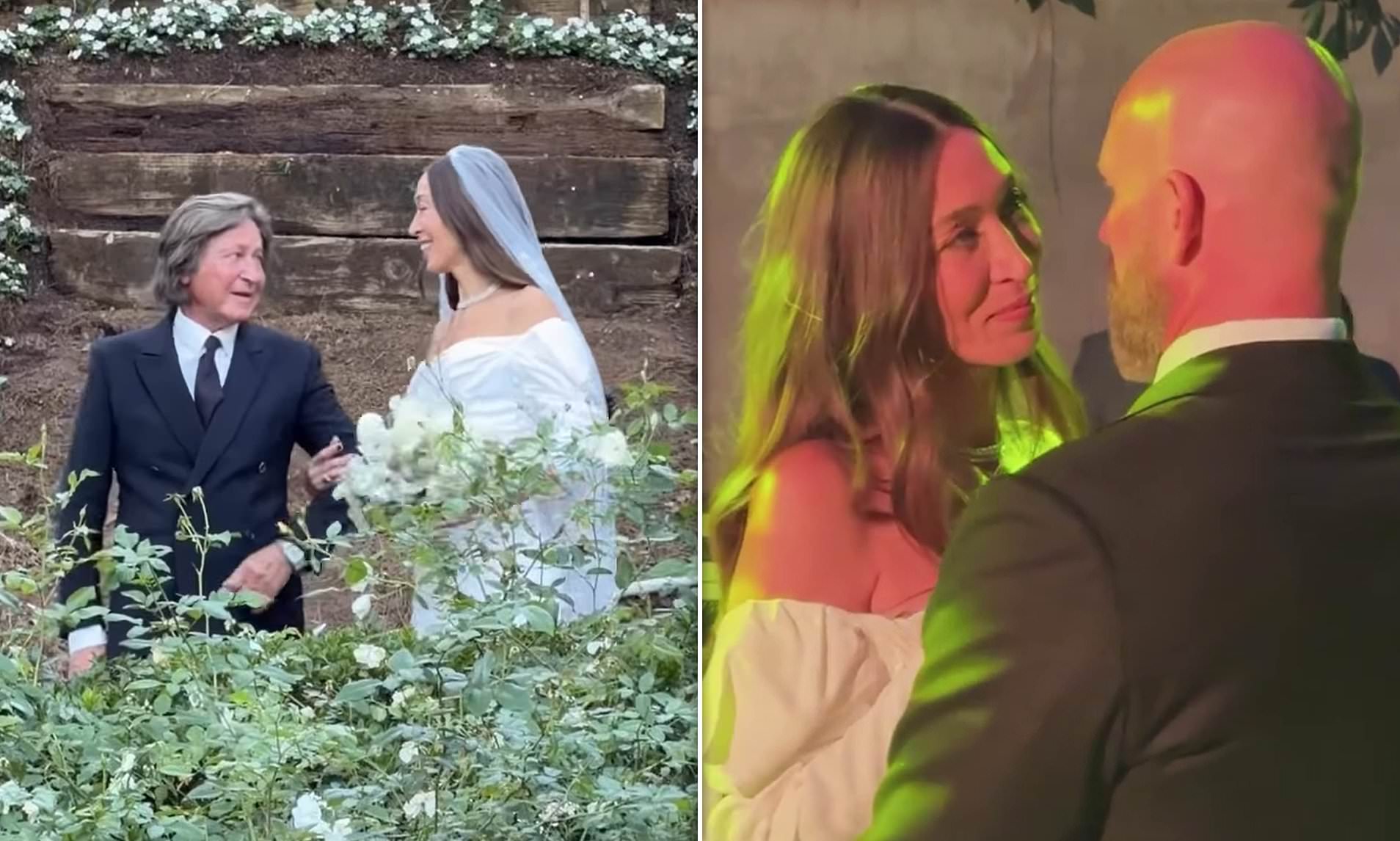 Inside activist Alana Hadid's backyard wedding attended by her ...
