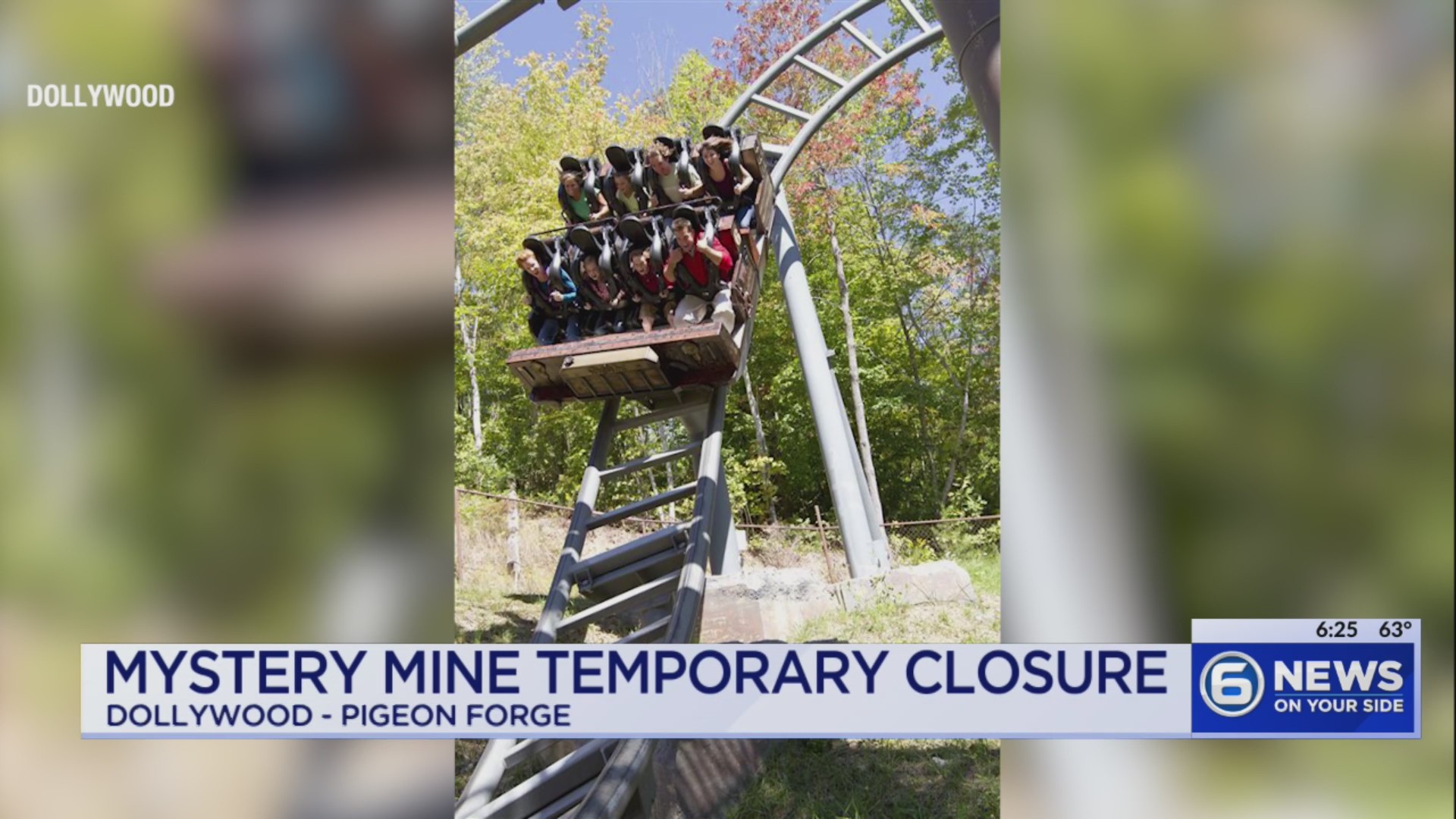 Iconic Dollywood roller coaster to temporarily close