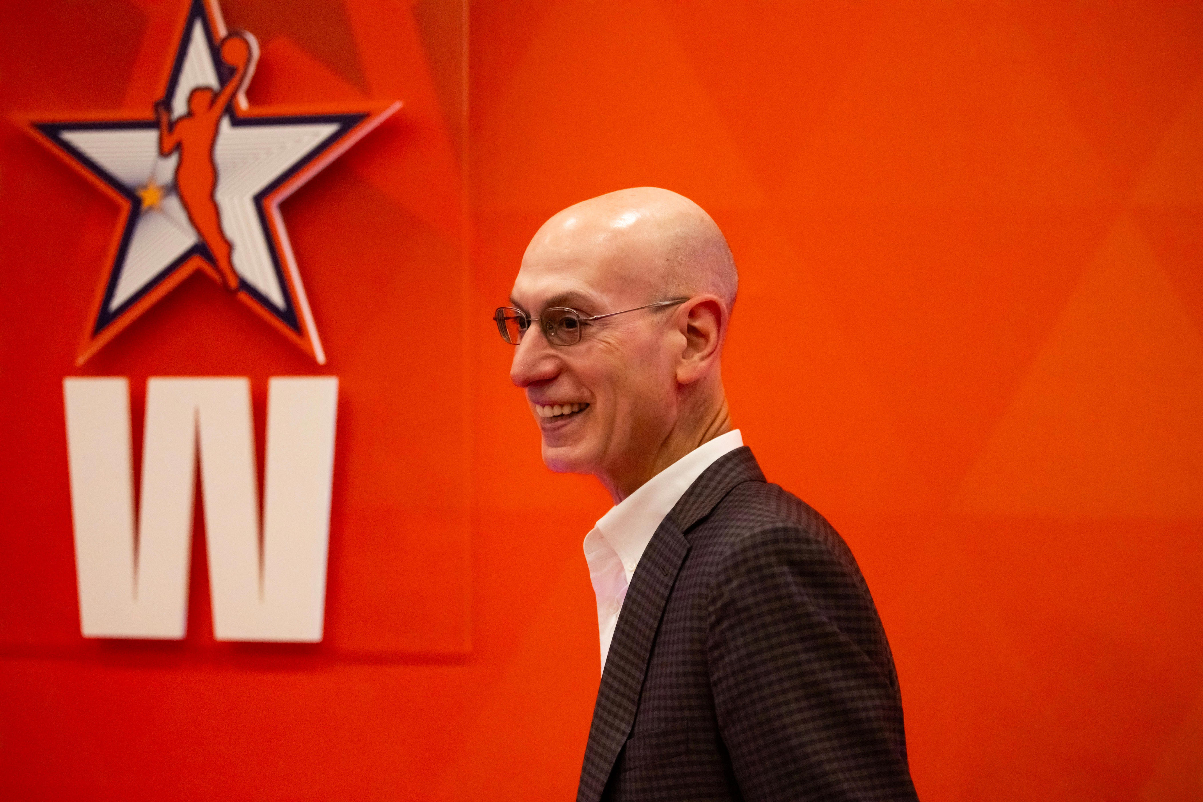 NBA commissioner Adam Silver says WNBA players will get deserved 'big ...