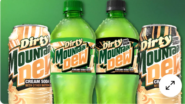 Mountain Dew launches a dirty cream soda
