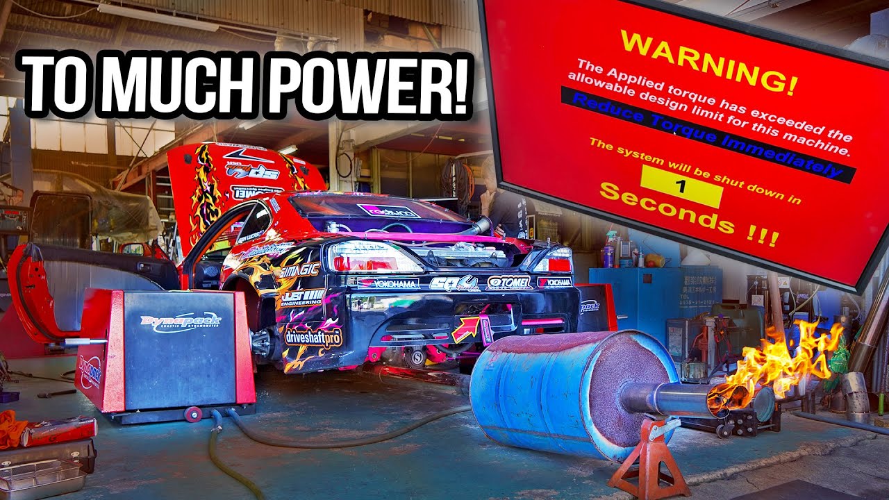 We broke the dyno from too much power!