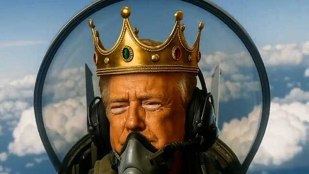 People on the street react to 'King Trump' AI video