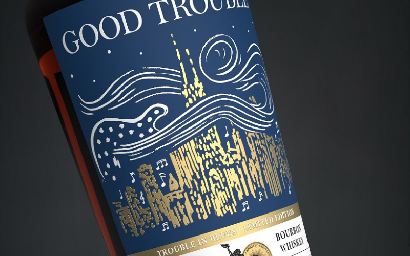 Trouble in Blues: The Limited Edition Bourbon From Good Trouble
