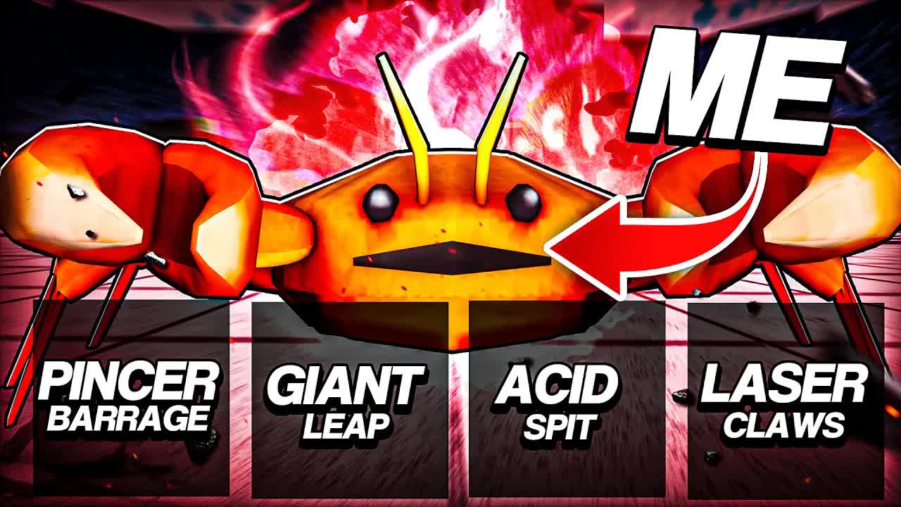 TROLLING PLAYERS with CRAB BOSS MOVESET in The Strongest Battlegrounds..