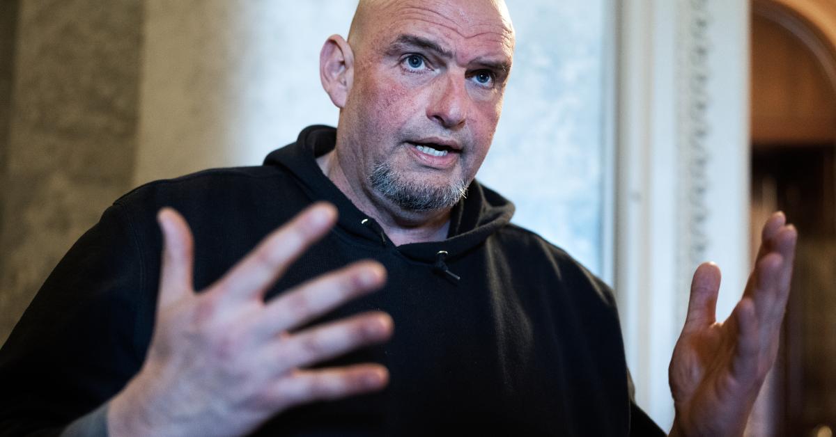 Fetterman shares photo of face after getting 20 stitches following fall