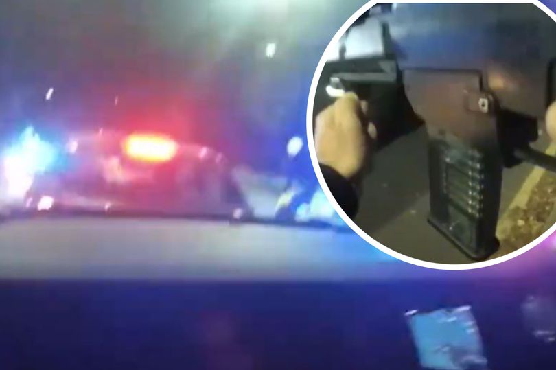 Terrifying footage as police chase 'dangerous' suspects moments after ...