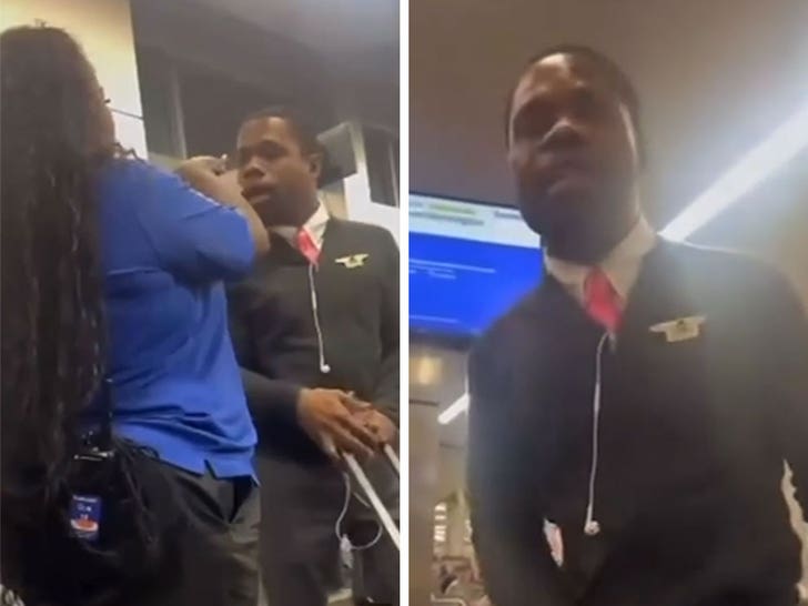 Delta Flight Attendant Goes Berserk at Southwest Gate Agent, Video Shows