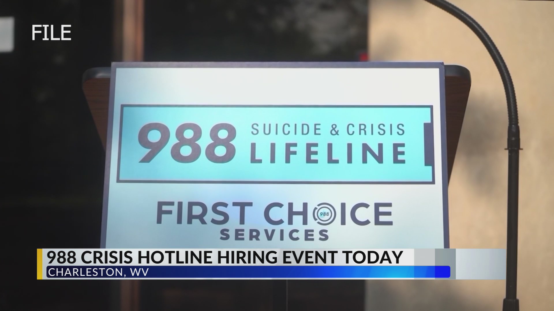 First choice services hosts 988 crisis hotline hiring event