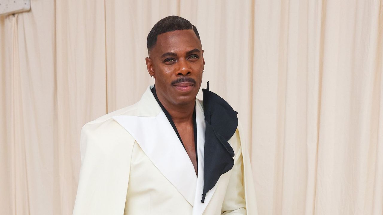 Jewel-Toned Accents In Colman Domingo's Living Room Invigorate A Mid ...