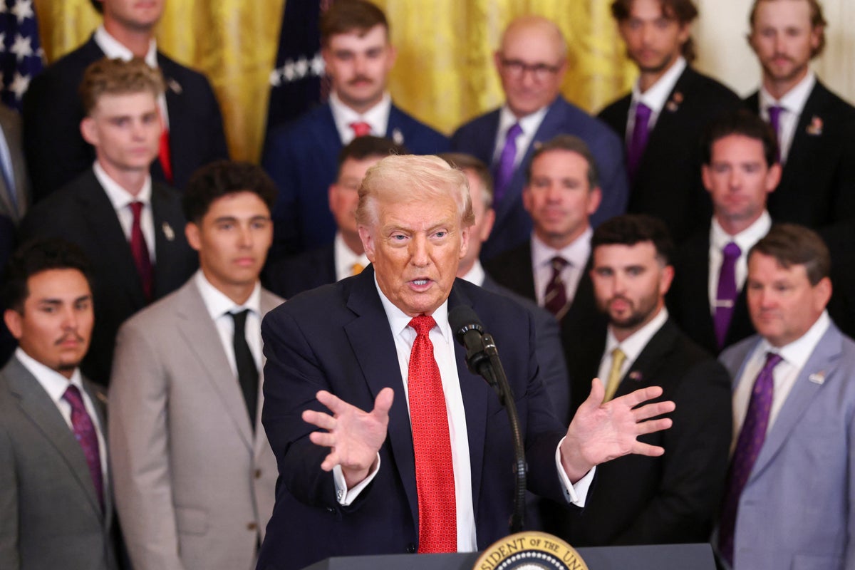 Trump told LSU team they were ‘ripping’ up his hand from strong shakes ...