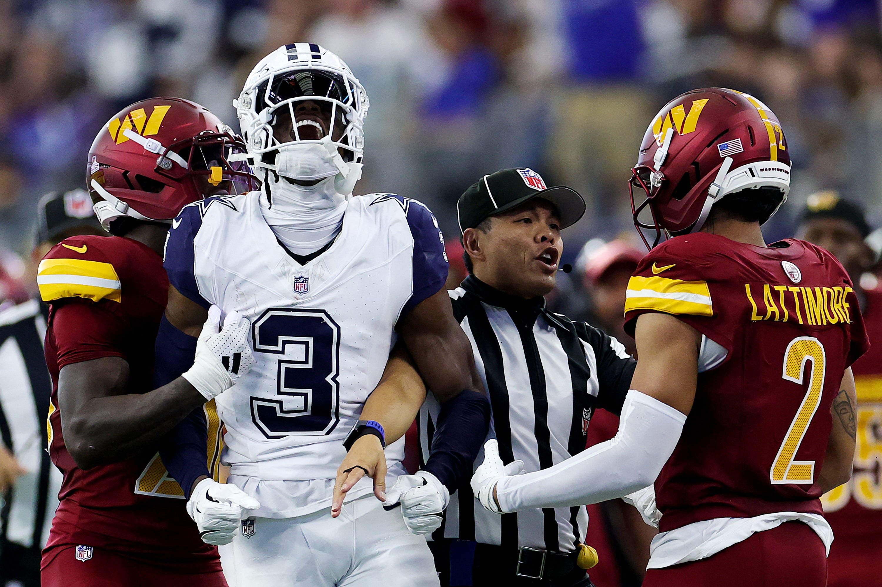NFL receiving yardage leaders after Week 7 of 2025 season