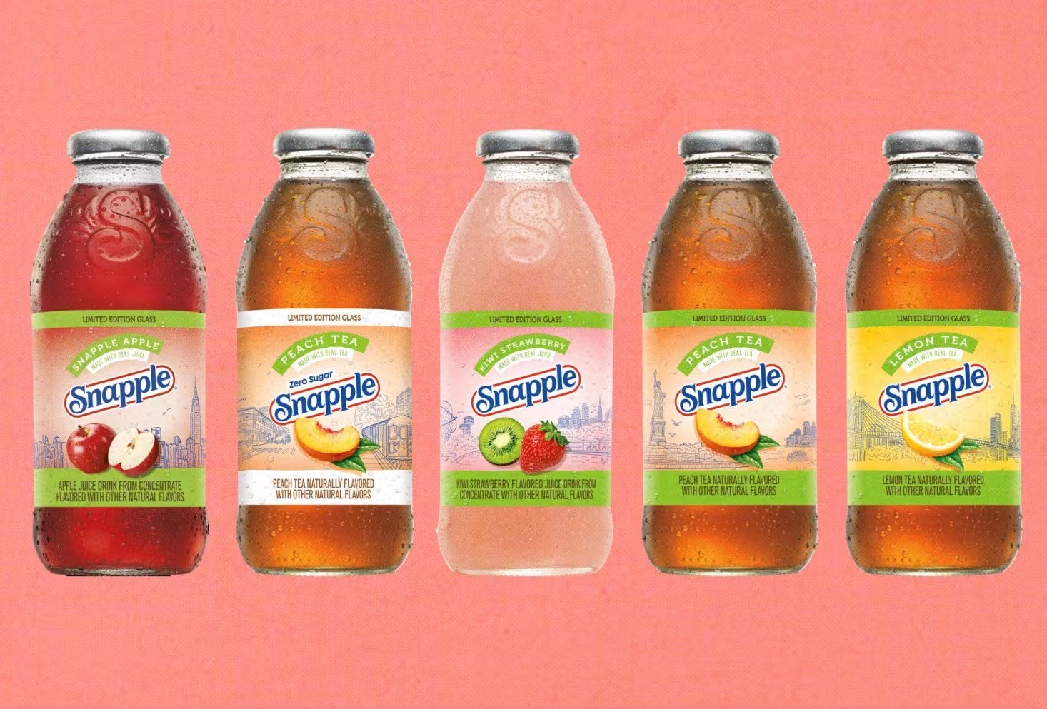 Snapple brings back nostalgic glass bottles for a limited time