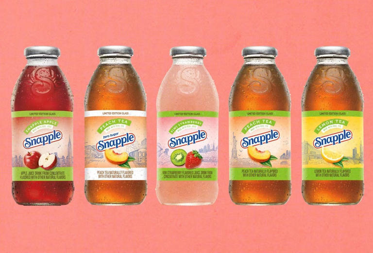 Snapple brings back nostalgic glass bottles for a limited time