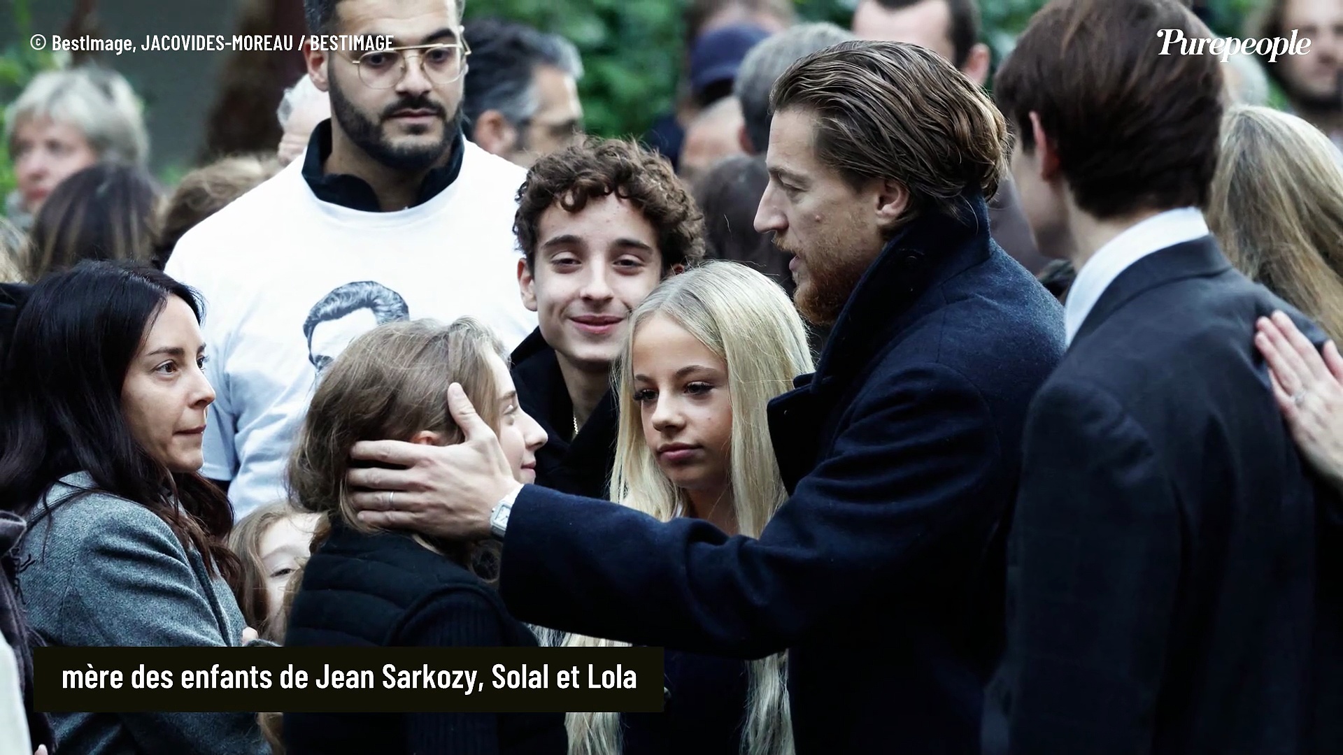 Jean Sarkozy réconforté par Jessica, sa femme et mère de ses 2 enfants ...