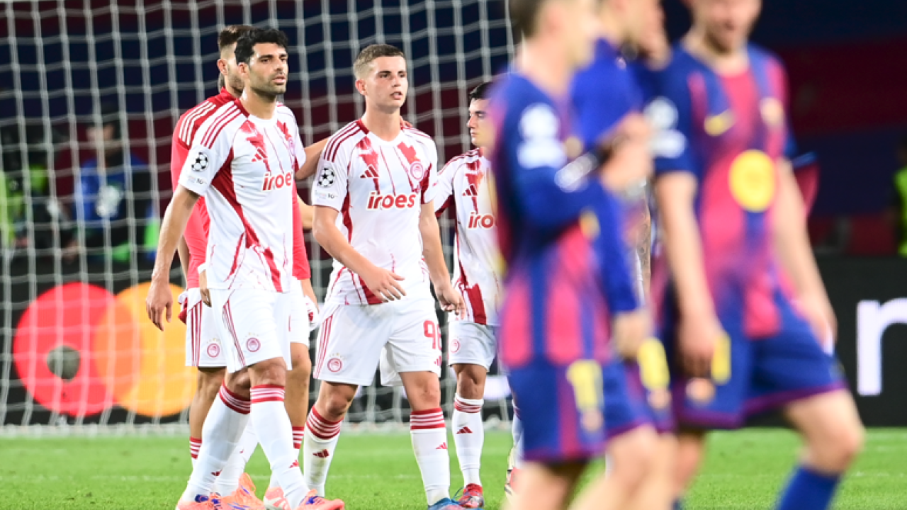 Champions League: Βαριά ήττα με 6-1 ο Ολυμπιακός από την Μπαρτσελόνα ...