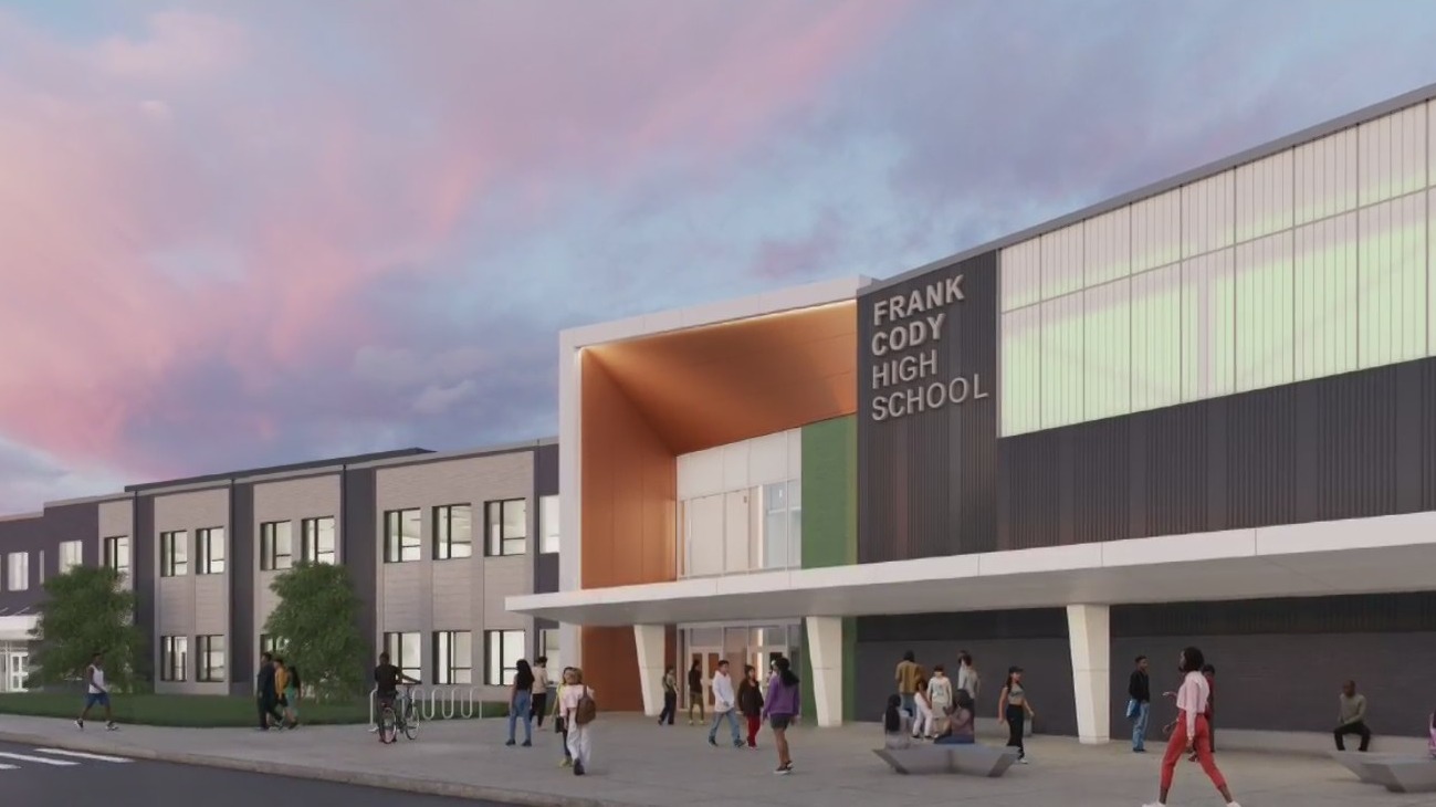 Detroit schools celebrate groundbreaking on new Cody High School