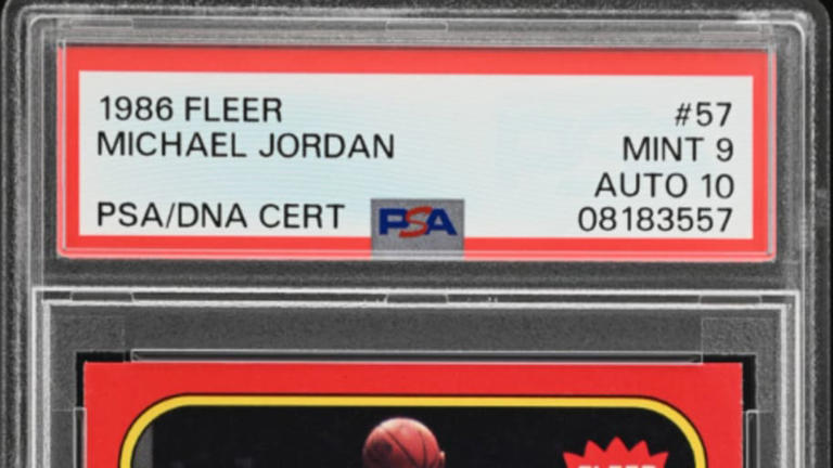 Michael Jordan signed rookie card sells for record $2.7 million