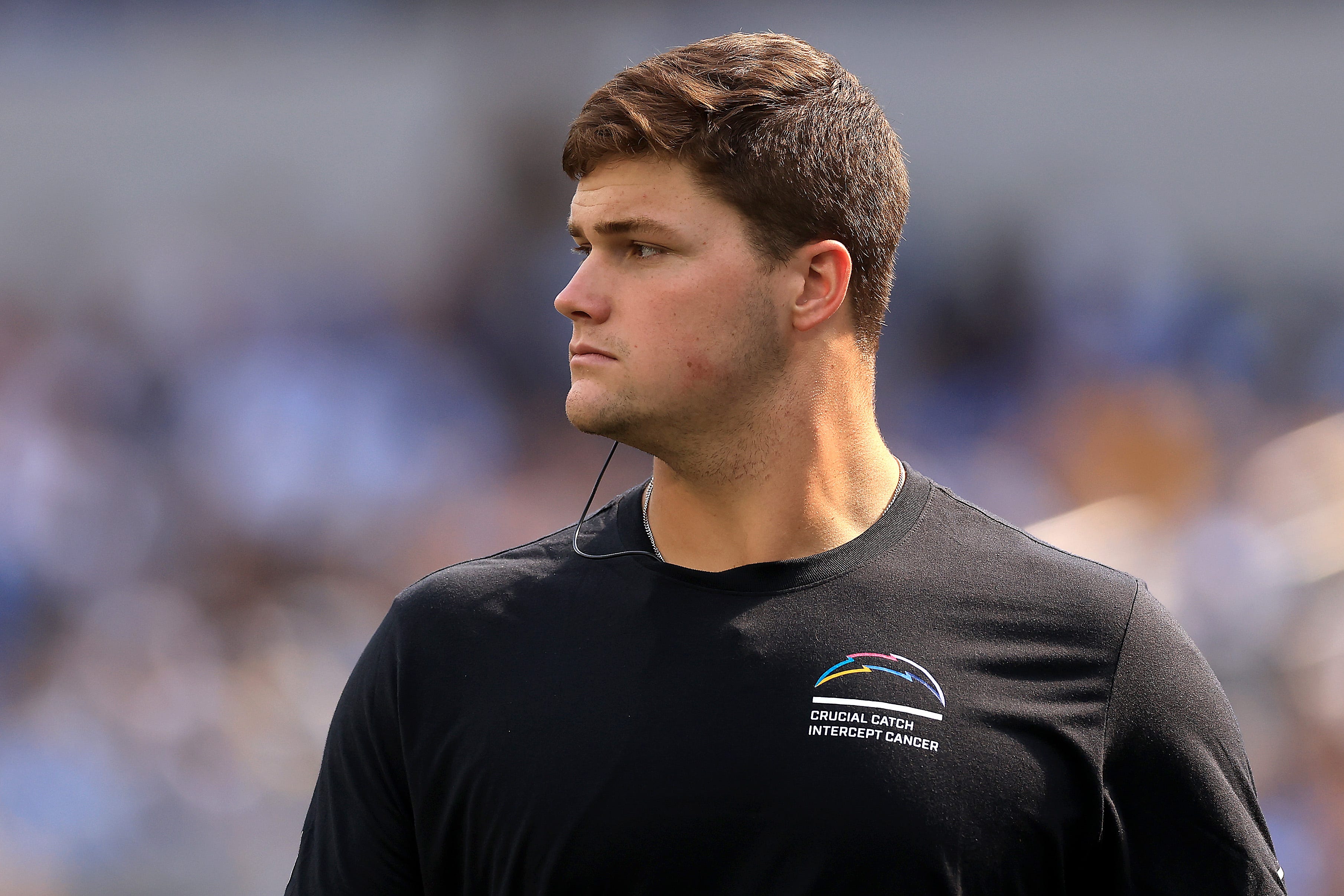 Chargers HC Jim Harbaugh provides updates on Joe Alt, Trey Pipkins