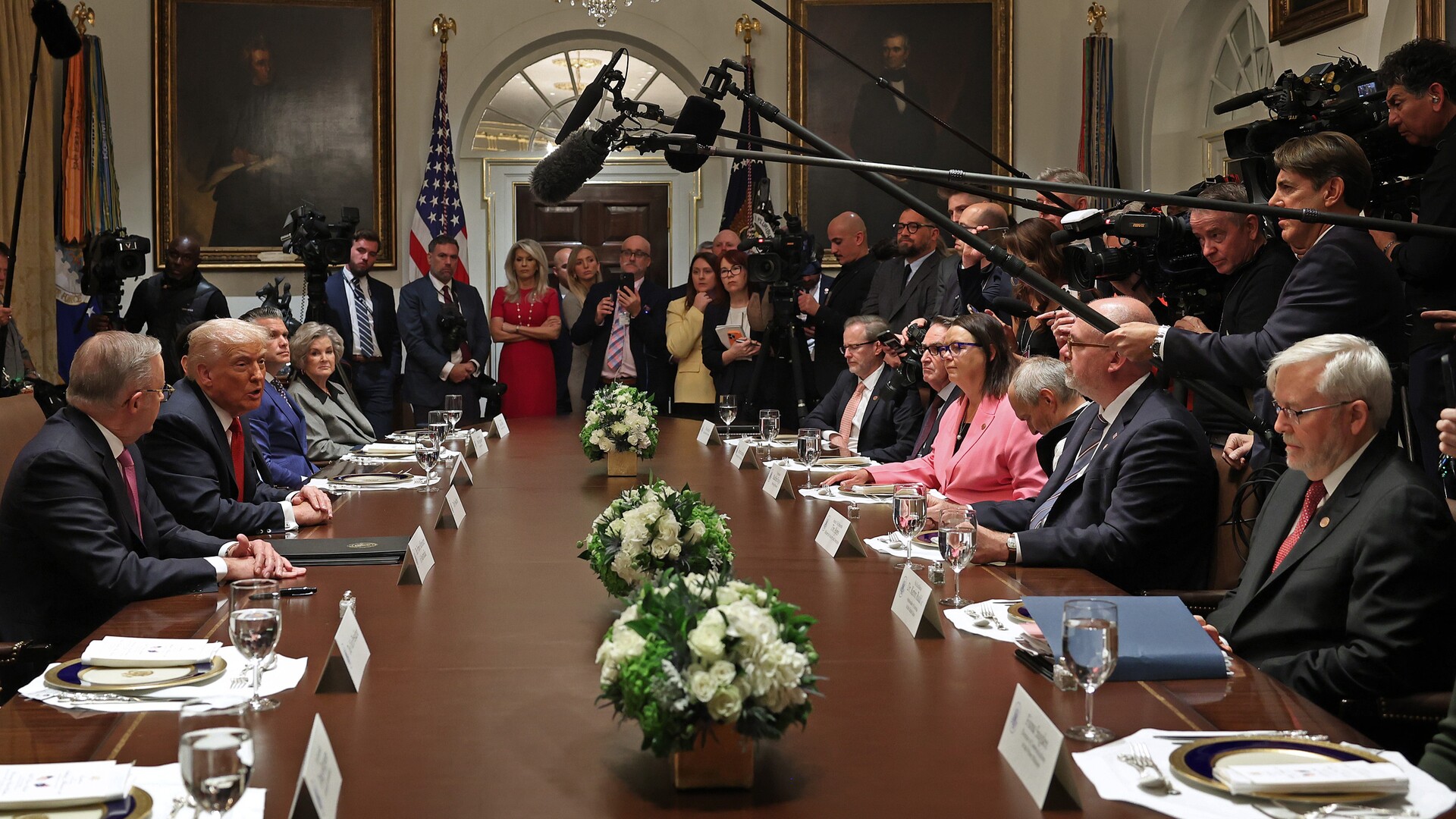 Donald Trump put Kevin Rudd ‘in his place’