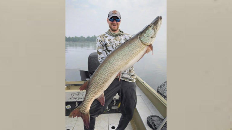 October 20, 1949 - World Record for largest muskie catch