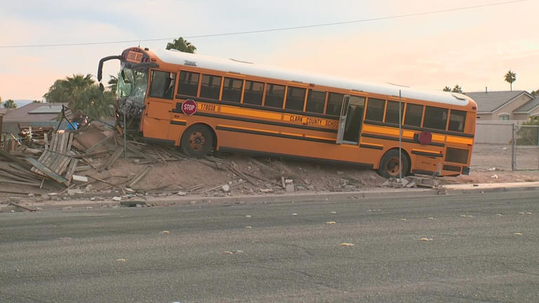 Clark County School District bus crashes nearly double from 2023 to 2025