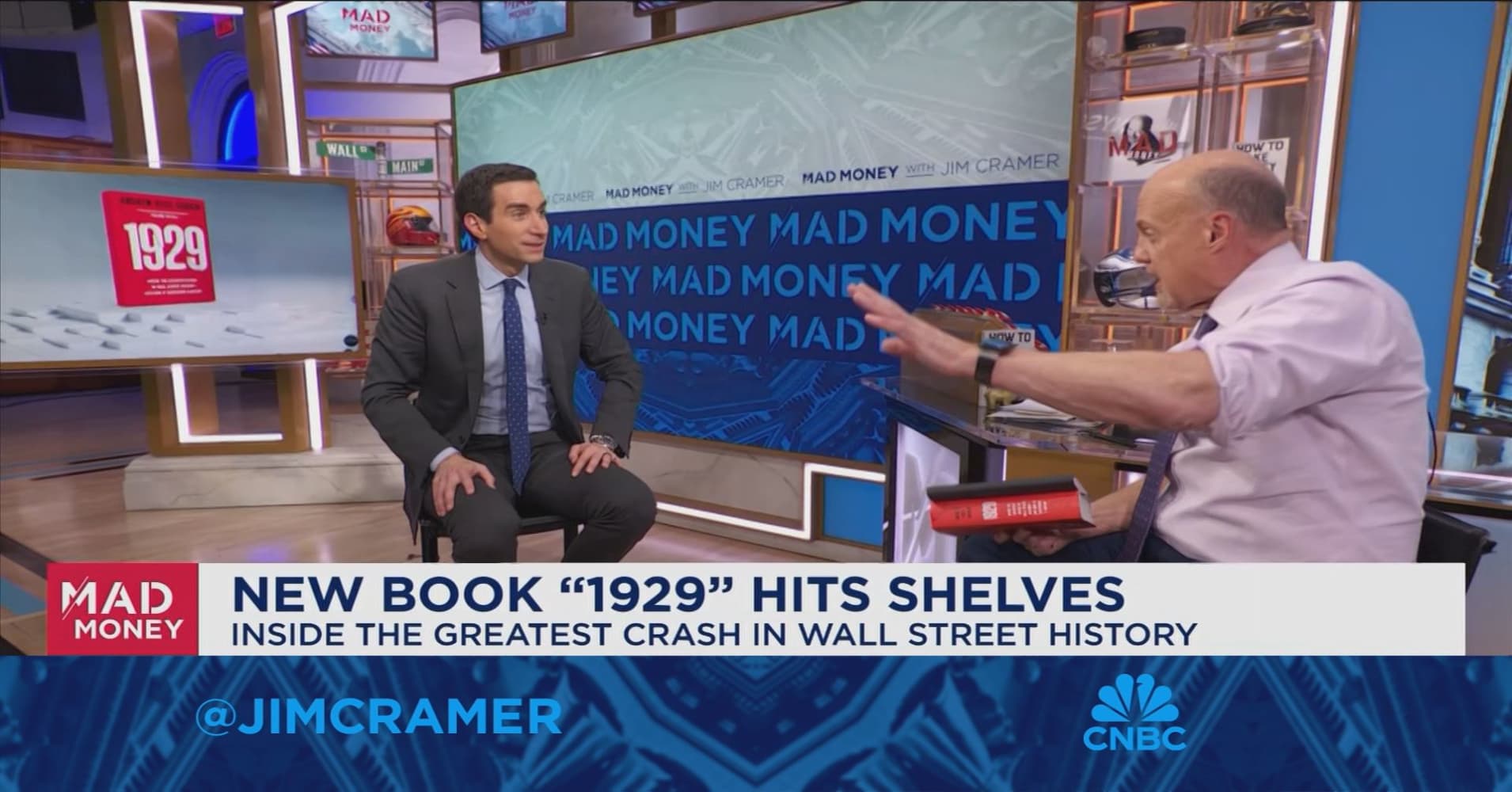 Jim Cramer sits down with Andrew Ross Sorkin to talk about his new book, '1929'