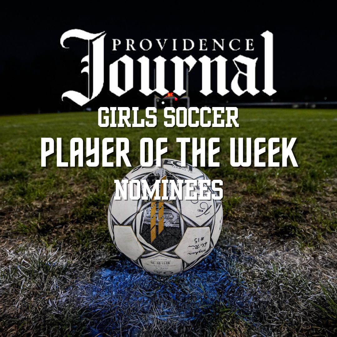 VOTE now for The Providence Journal girls soccer player of the week!