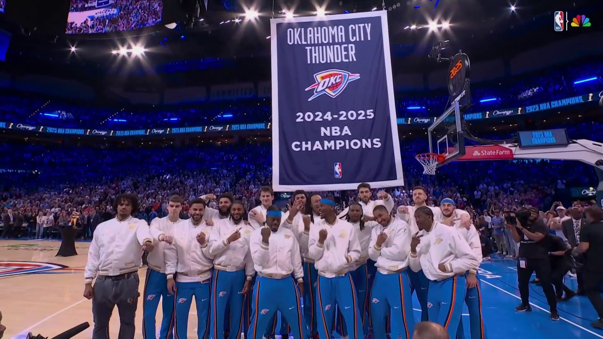 Watch Thunder get their rings, raise banner, celebrate first title in ...