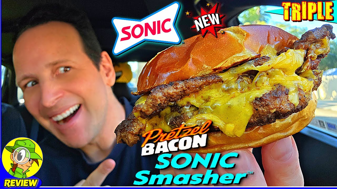 Sonic® Pretzel Bacon Triple Sonic Smasher™ Review the Best Smasher Yet?