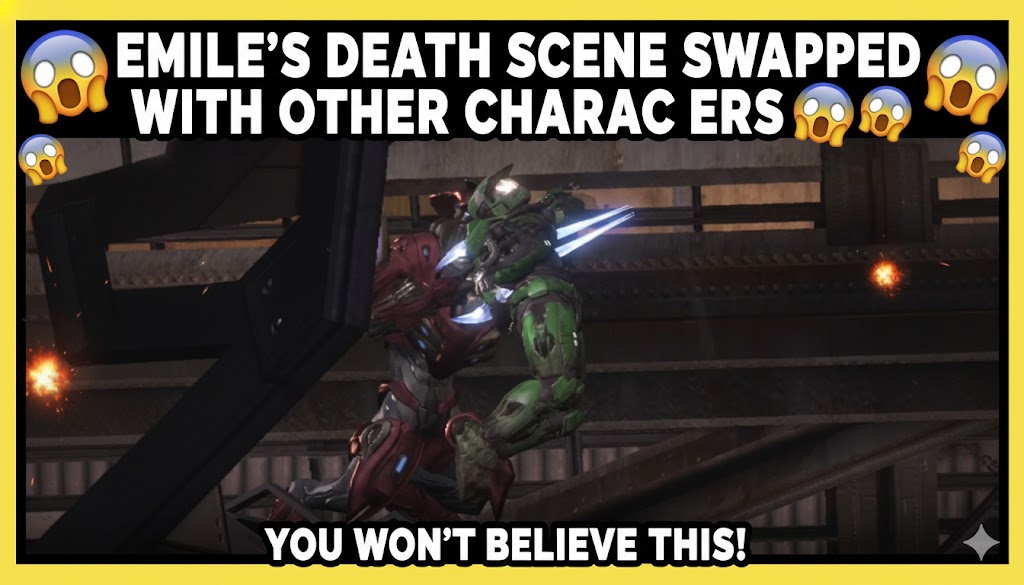 Halo Reach - Emile's Death Scene Swapped With Other Characters