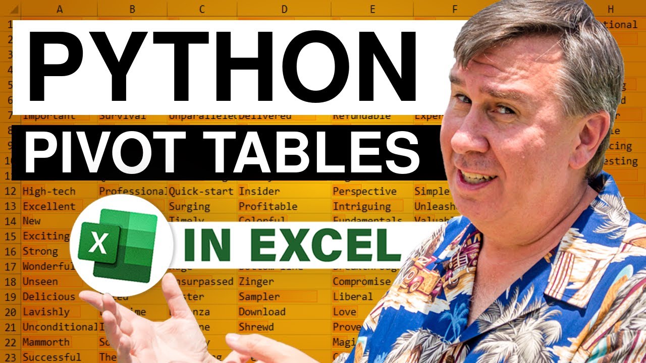 Excel Python: Create Pivot Tables in Excel
