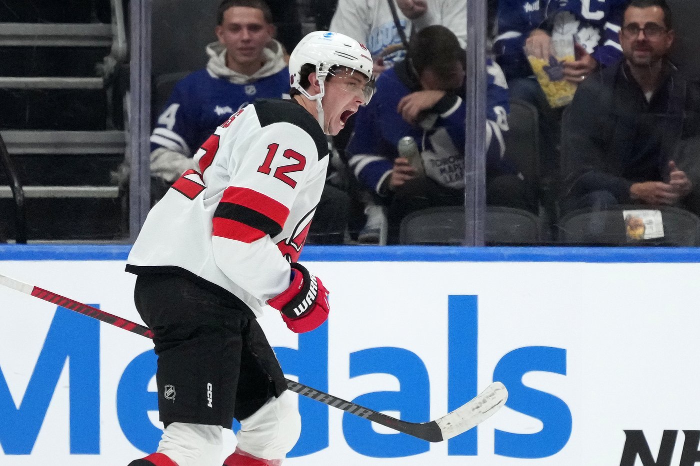 'We all wanted it for him': Devils' Keefe gets first victory over Maple ...