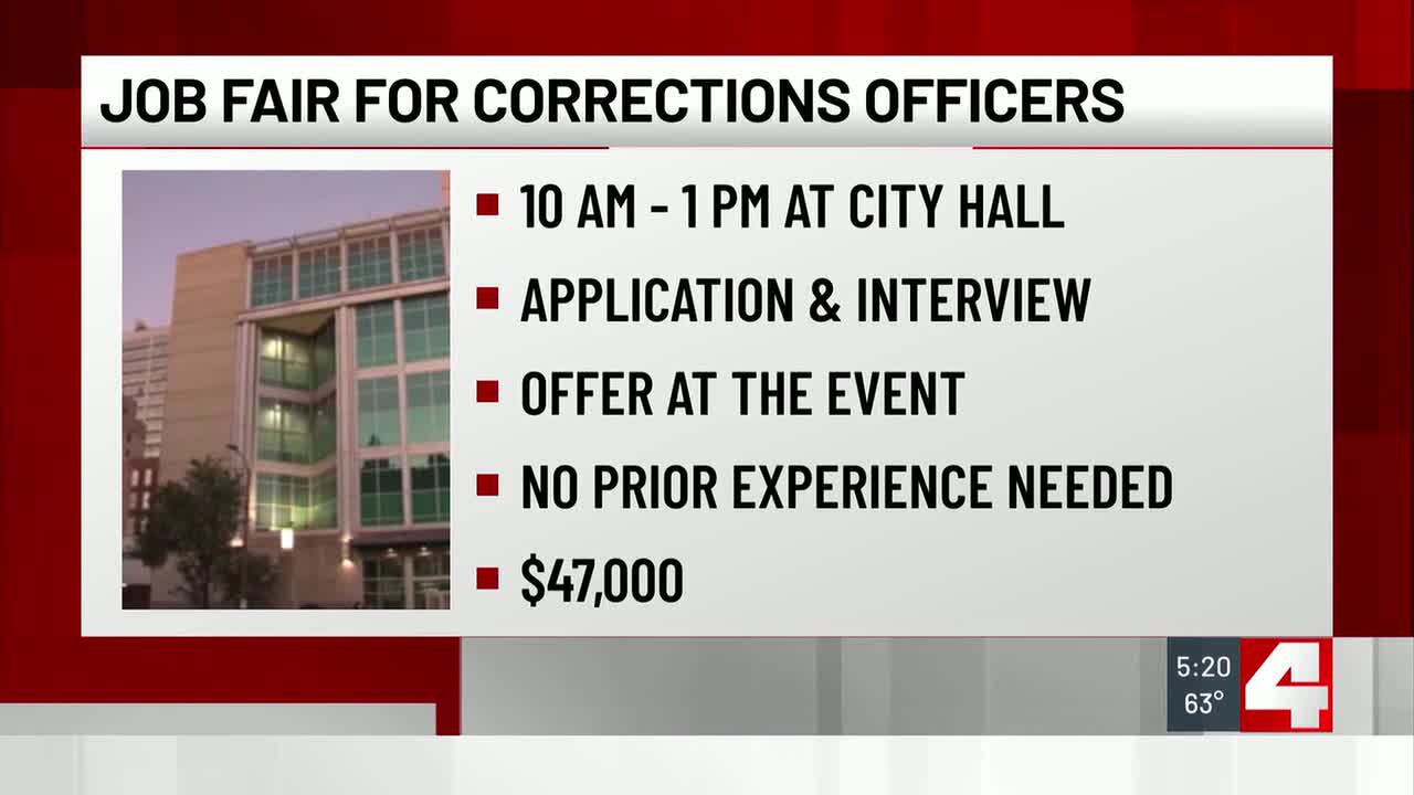 St. Louis Corrections Division to host job fair to recruit officers