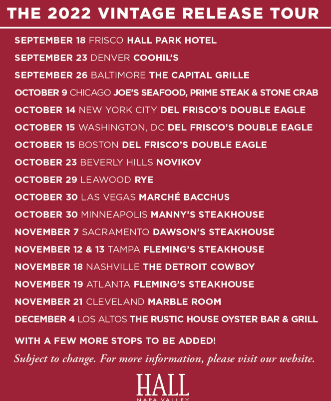 Premier Vintner Kathryn Hall Launches National Tour to Celebrate New ...