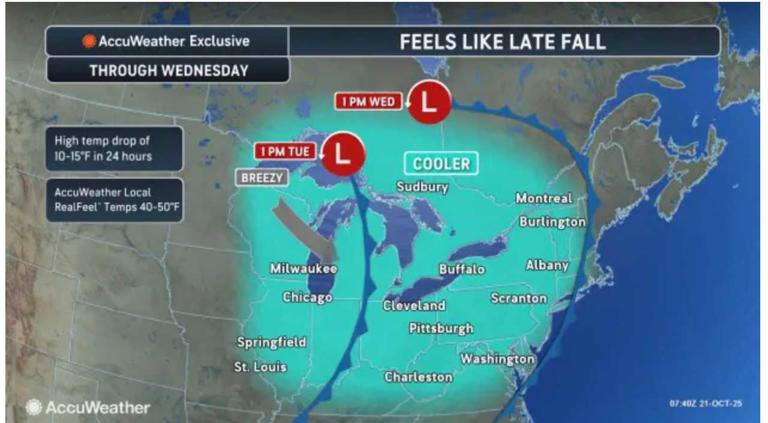 Change In Weather Pattern Coming After Overnight Rainfall