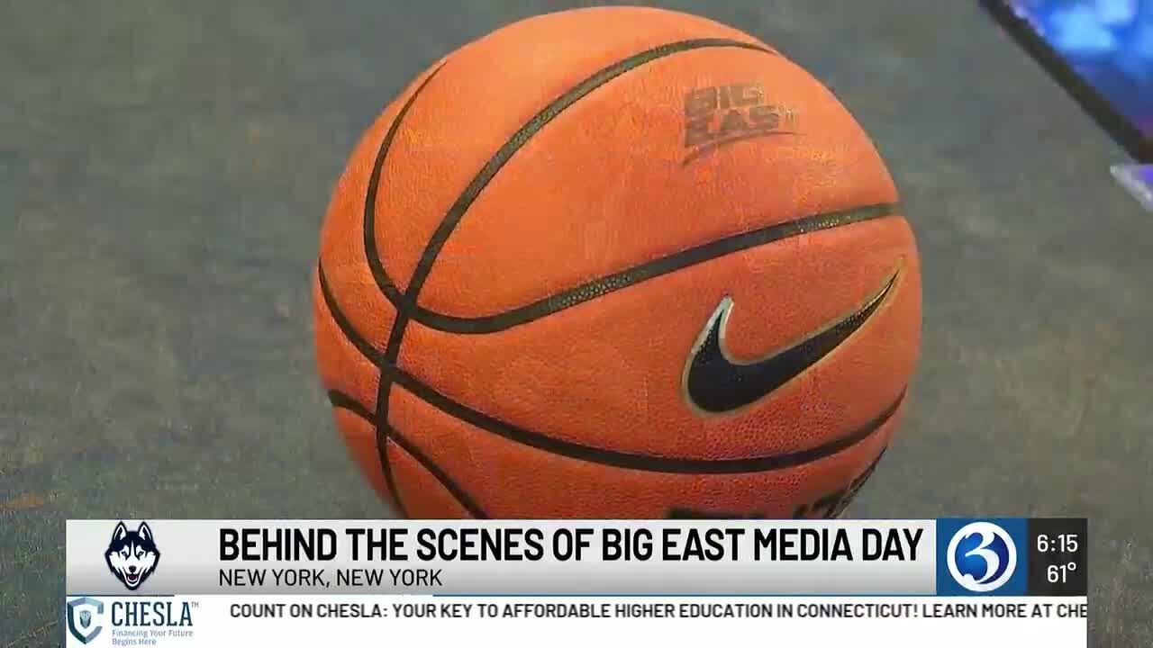 A behind the scenes looking at Big East media day