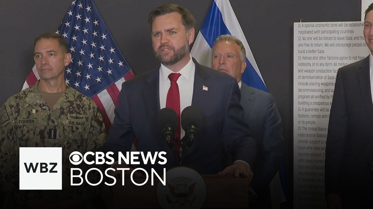 JD Vance in Israel to help implement ceasefire with Hamas