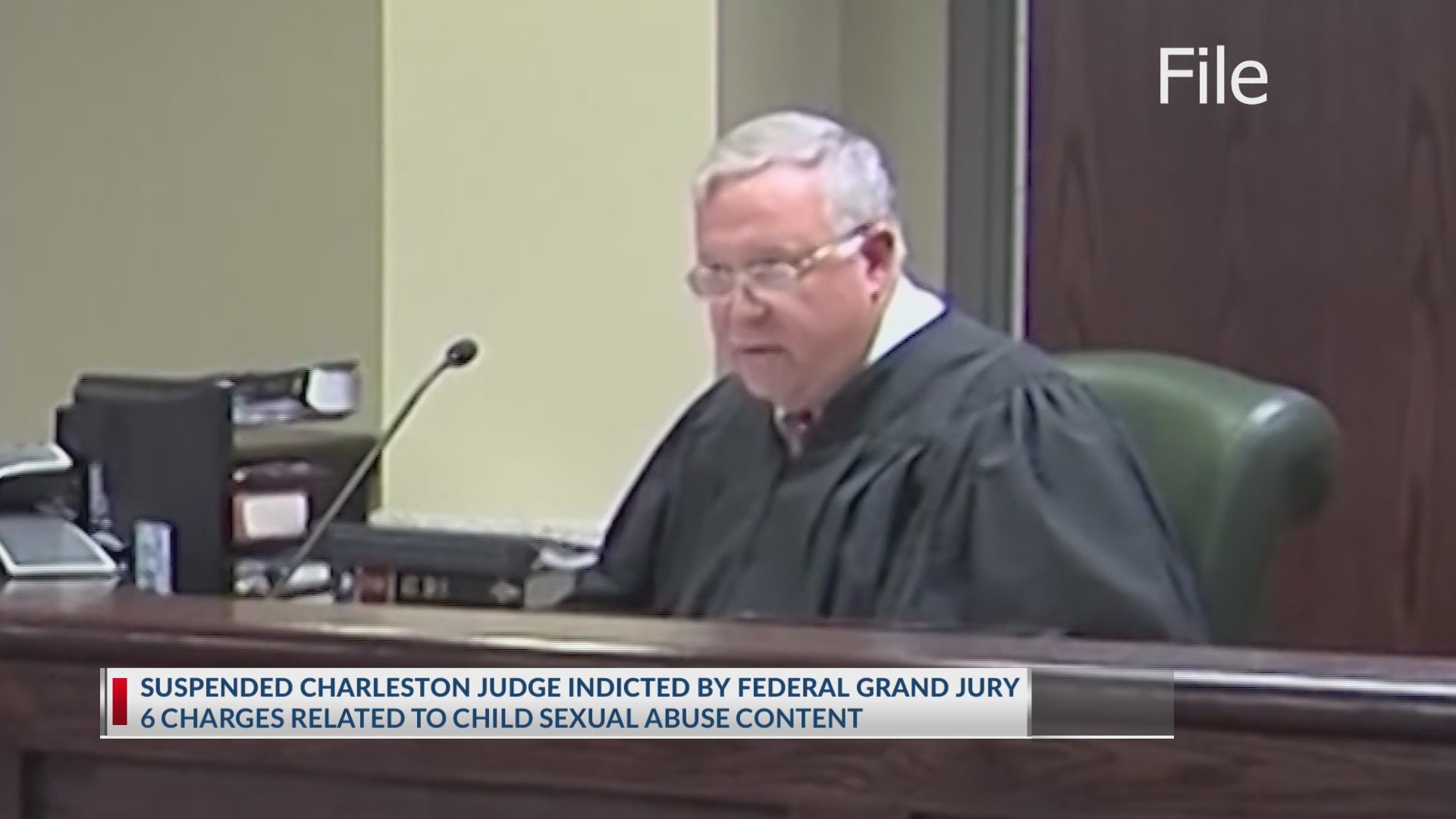 Suspended Charleston Judge indicted by federal grand jury