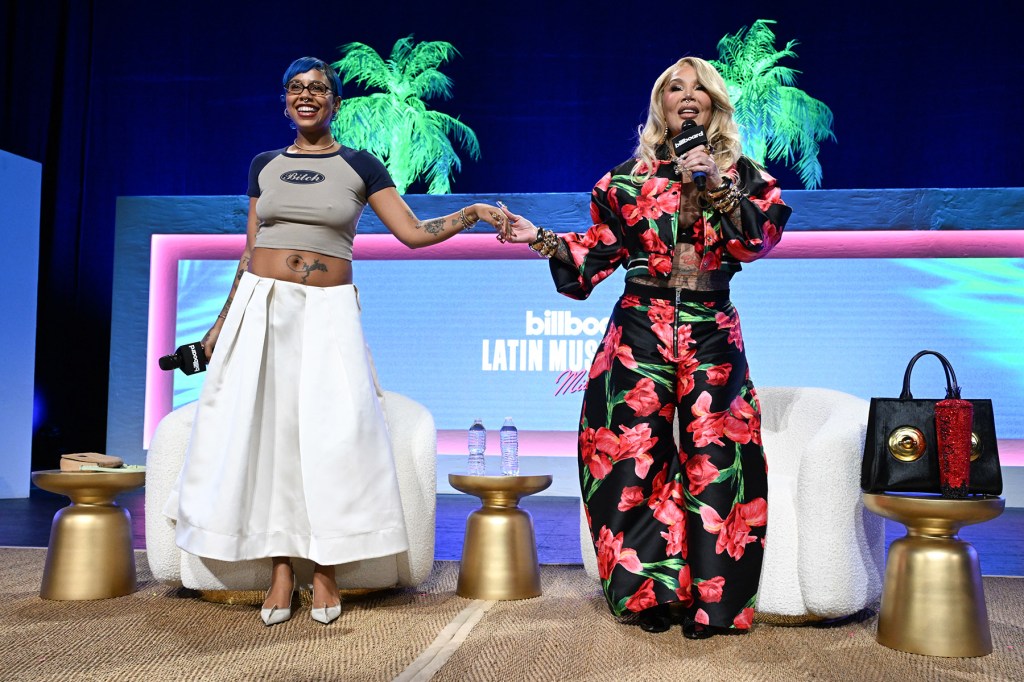 Ivy Queen Gives Tokischa Her Flowers at Latin Music Week 2025: ‘You Are ...